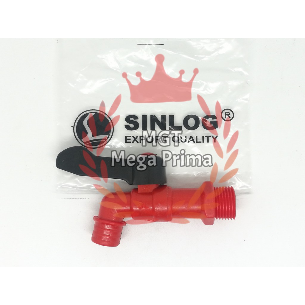 Jual KERAN AIR PVC SINLOG 1/2" SINLOG KRAN AIR PLASTIK 1/2 INCH MODEL ...