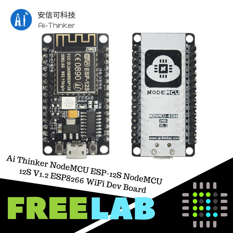 Jual Ai Thinker NodeMCU ESP-12S NodeMCU 12S V1.2 ESP8266 WiFi Dev Board ...