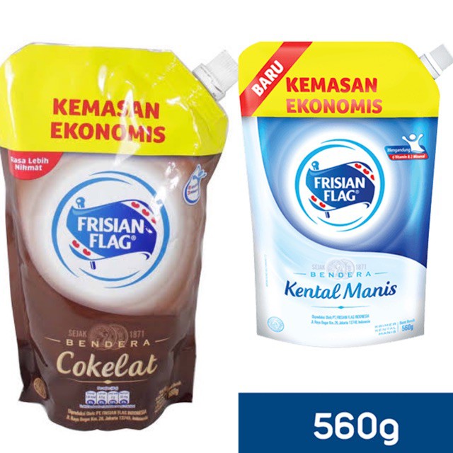 Jual SKM FF BENDERA KENTAL MANIS PUTIH & COKLAT POUCH 545GR/ERAMART ...