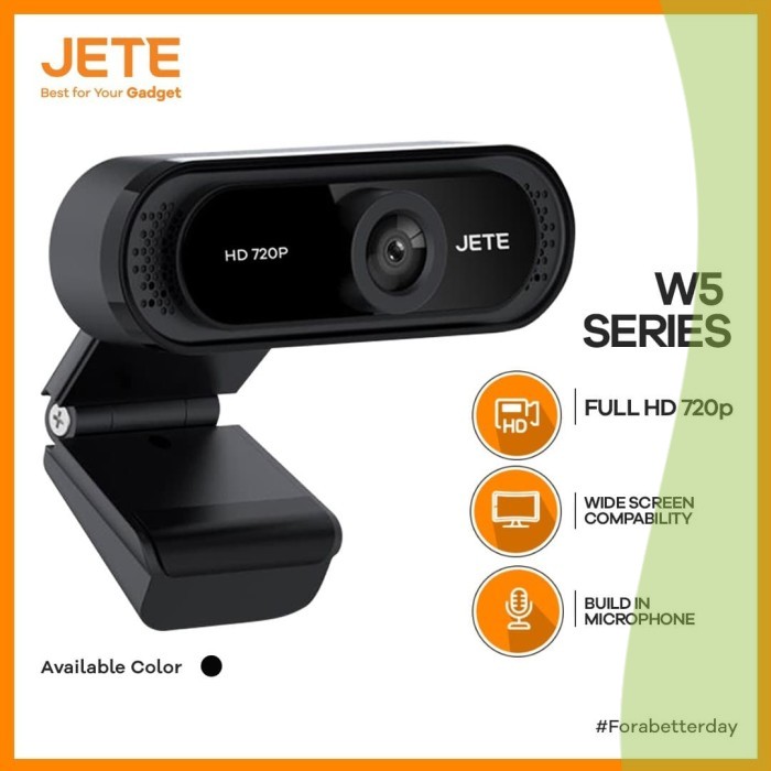 Jual AC Webcam USB 720P High Definition JETE W5 with Build in ...