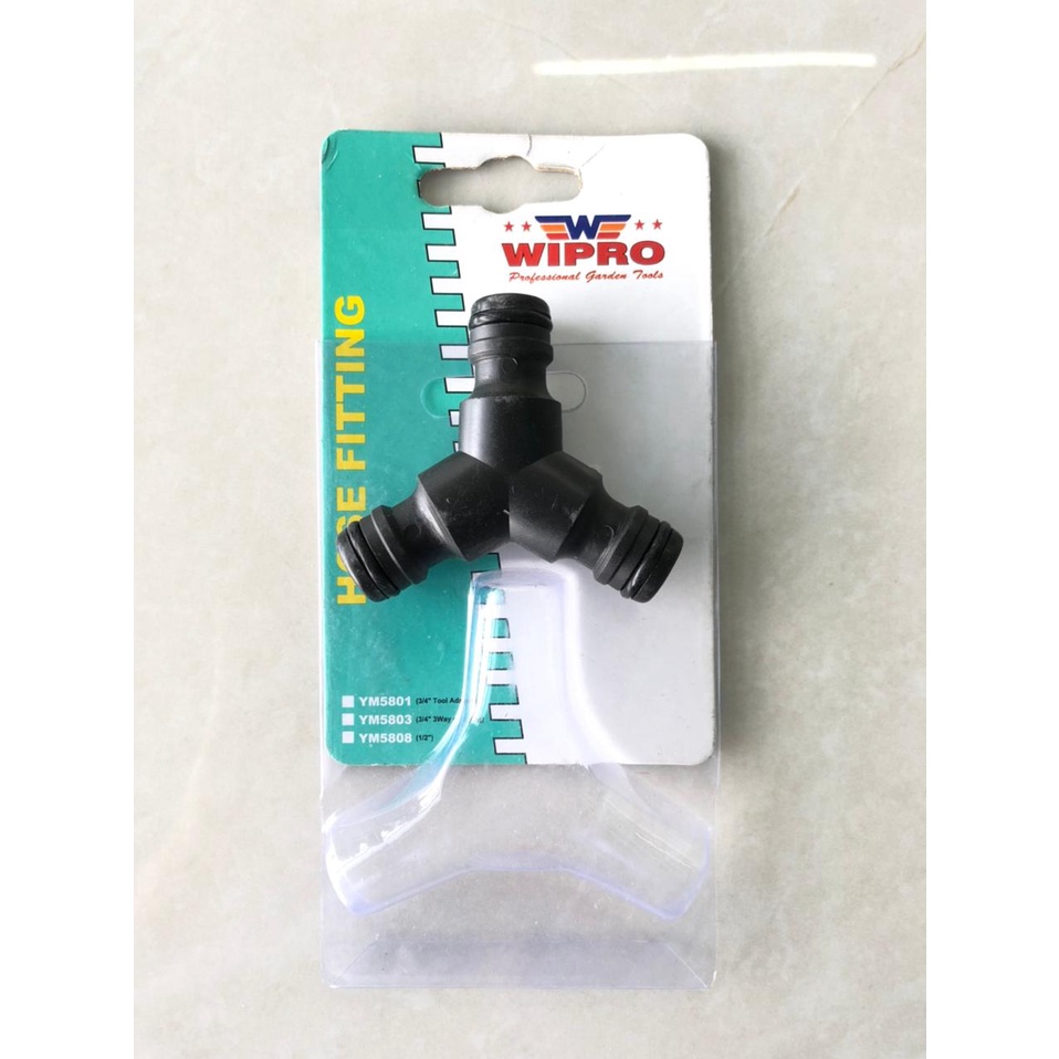Jual Nepel Sambung Selang 3/4" (3 Way) 'WIPRO' / Hose Fitting YM 5803 ...