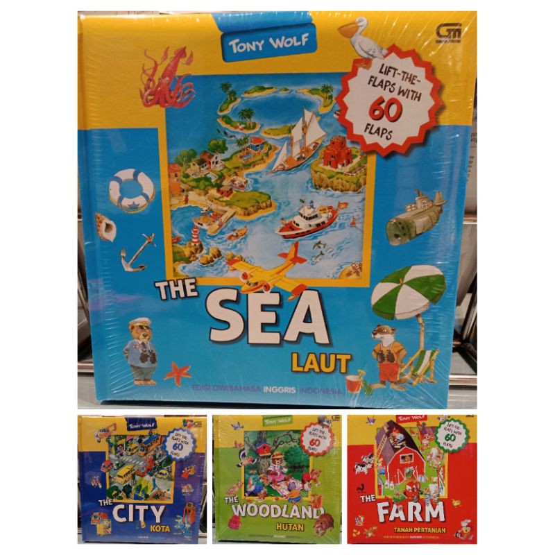 Jual Tony Wolf series : The City / The Farm / The Sea / The Woodland ...