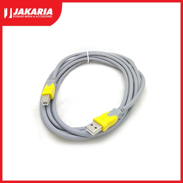 Jual Kabel Printer USB panjang 3 meter Illupro Copper Cable AM - BM USB ...
