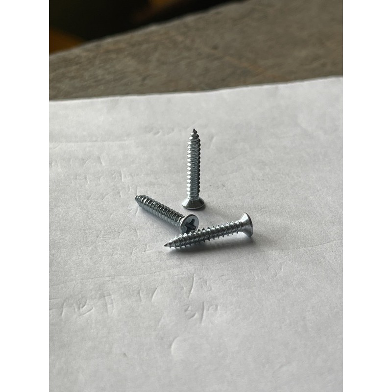 Jual SKRUP CACING FAB 4 x 3/4” - BAUT CACING KEPALA DATAR 4 x 3/4” isi ...