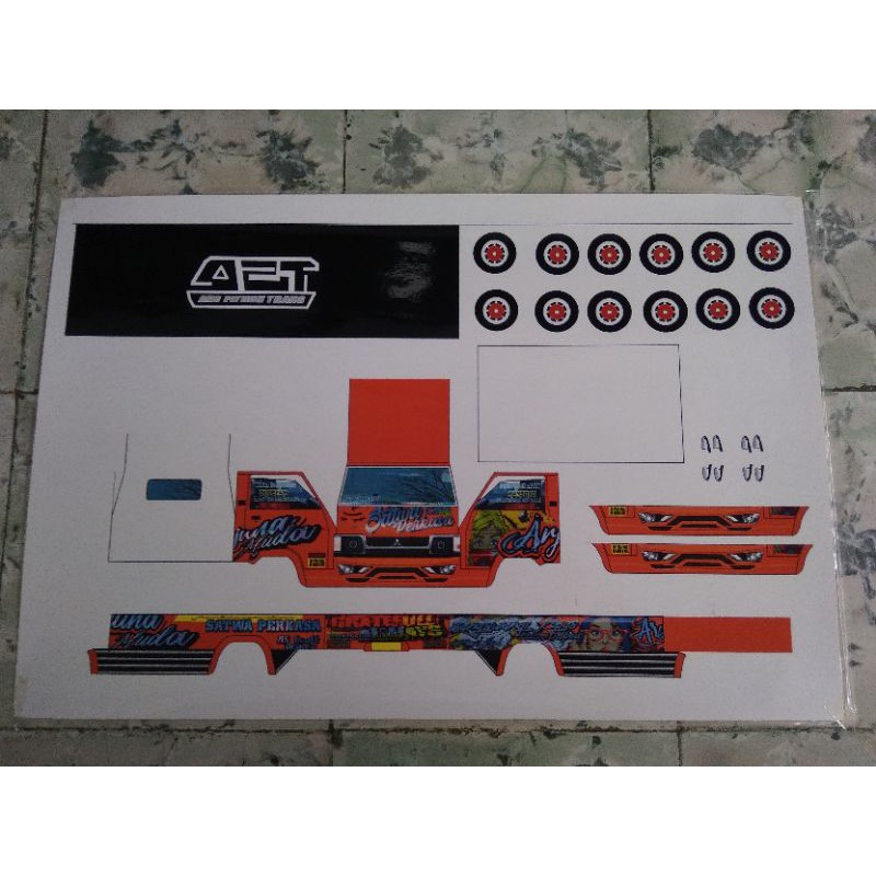 Jual Lembaran Papercraft L300 Modif Satwa Perkasa Mboisss P.18,5cm L.7 ...