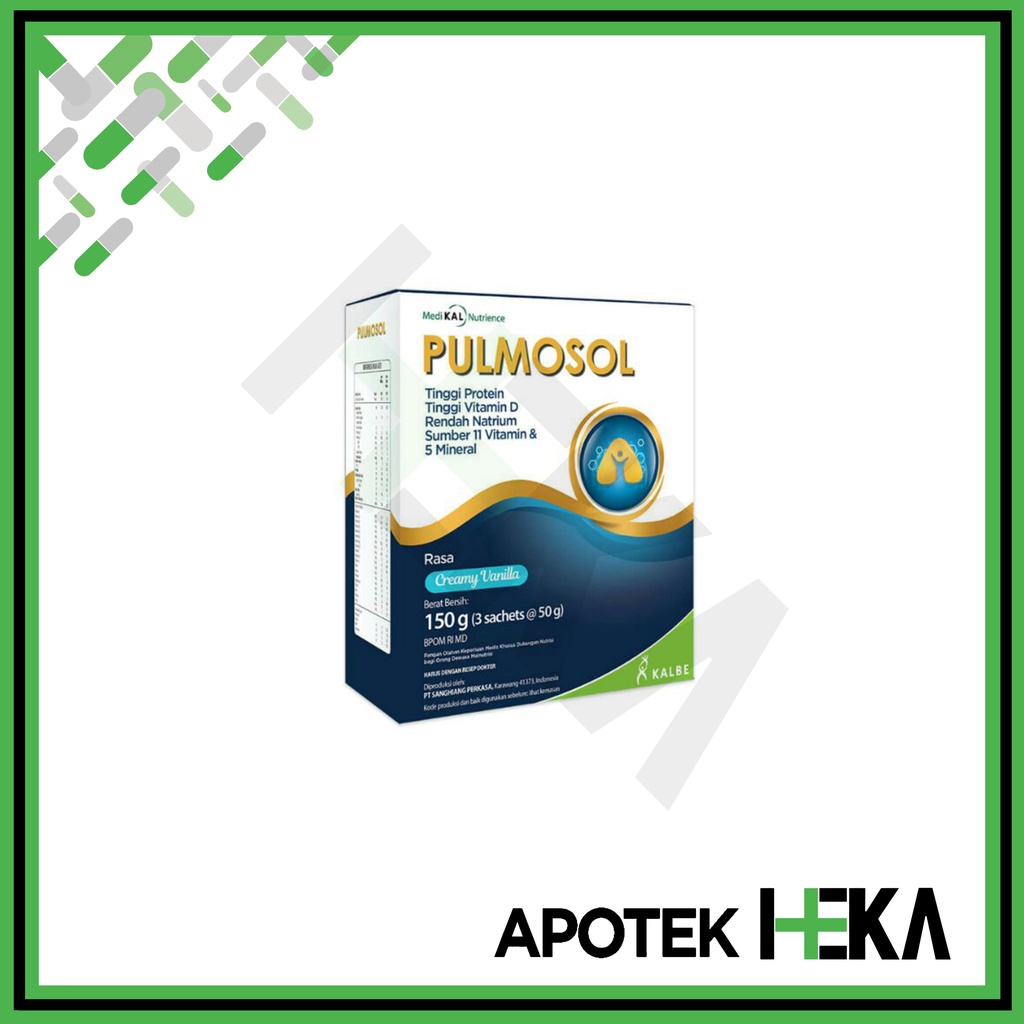 Jual Pulmosol Vanila 150 gram - Nutrisi Kesehatan Pernapasan | Shopee ...