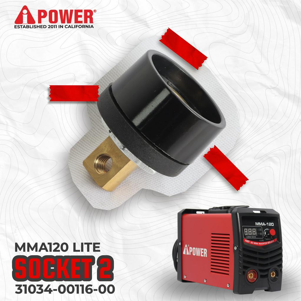 Jual SOCKET 2 UNTUK MESIN LAS MMA-120 LITE | Shopee Indonesia