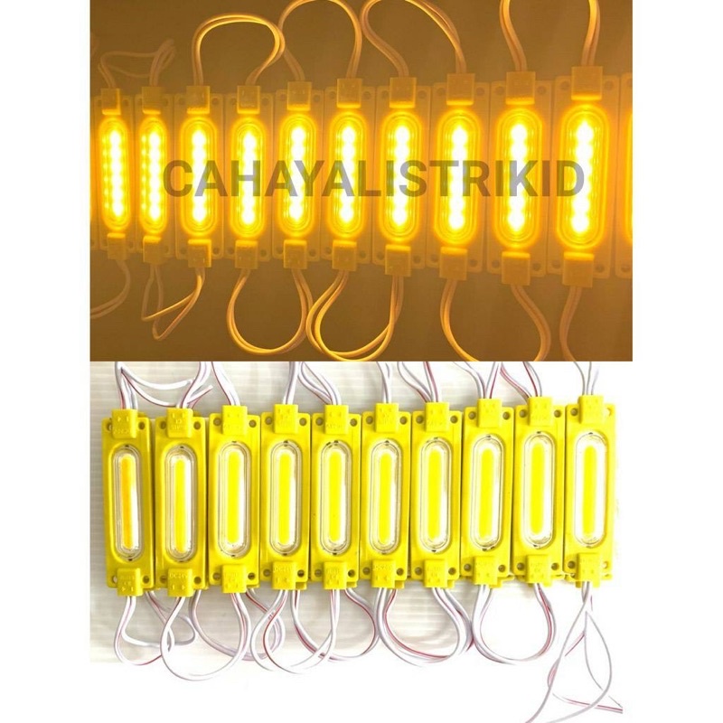 Jual LAMPU LED COB 6 MATA 12V 24V MODUL KOLONG MOBIL DAN MOTOR / NEON BOX / AQUARIUM / WALET 12 ...