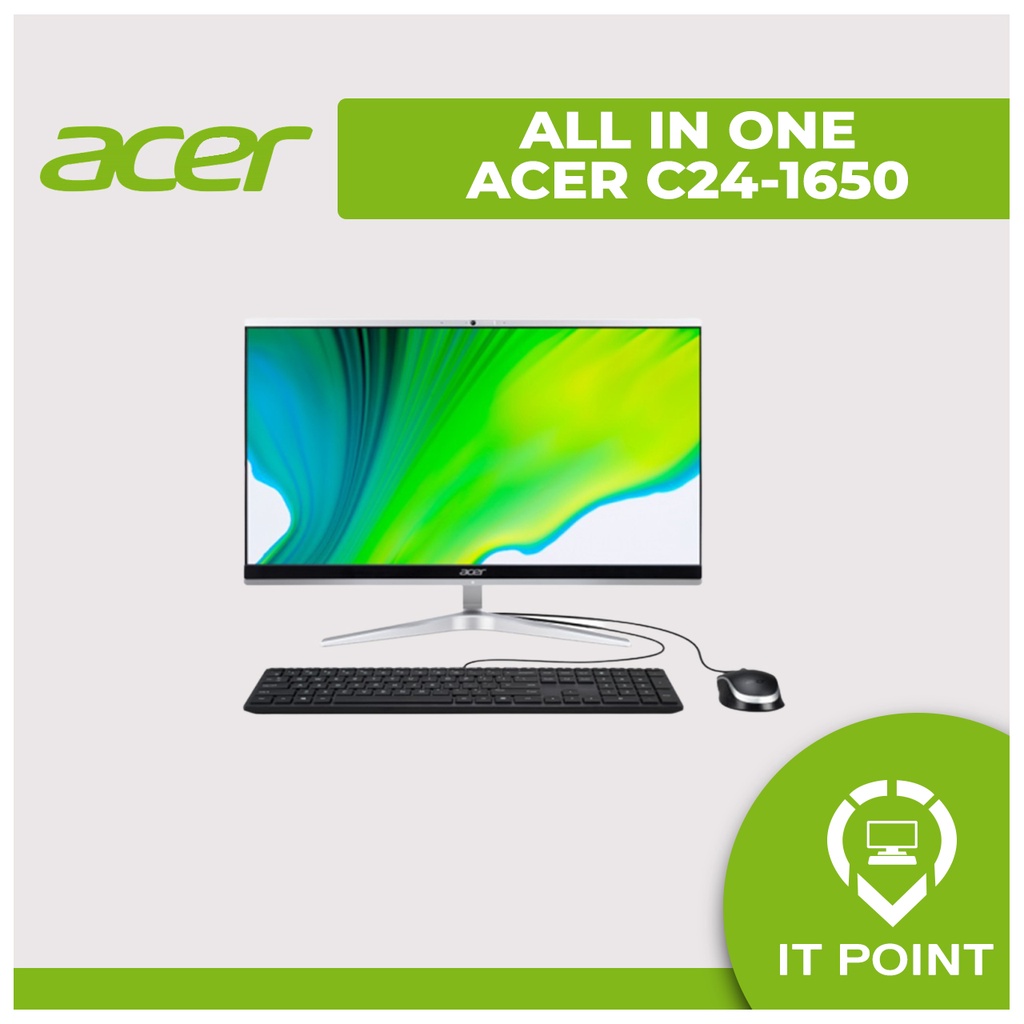 Jual ACER ASPIRE C24-1650 i3-1115G4 4GB 1TB INTELHD 23,8" WINDOWS 11 ...