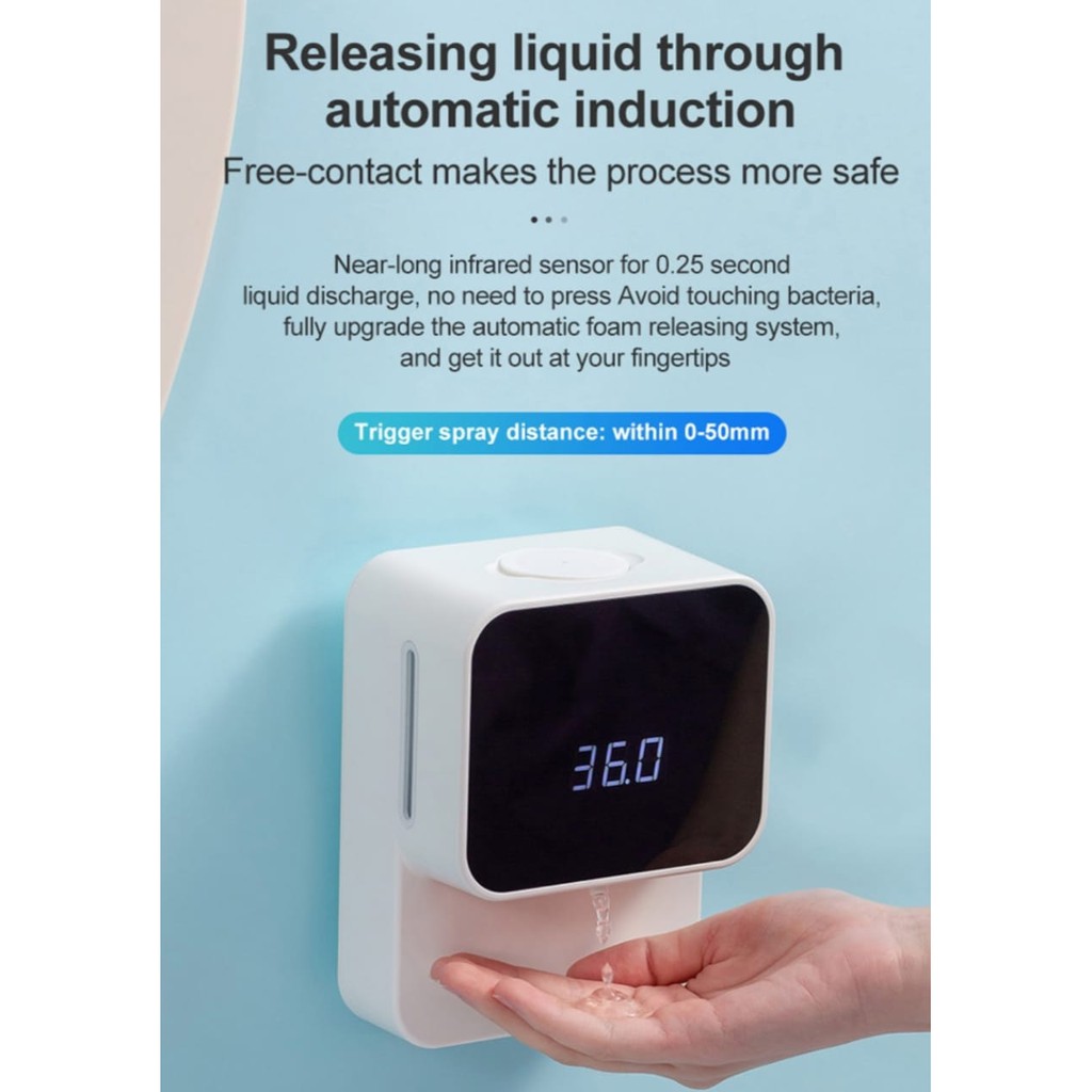 Jual Dispenser Hand Sanitizer Otomatis / Dispenser Sabun Cair Otomatis ...