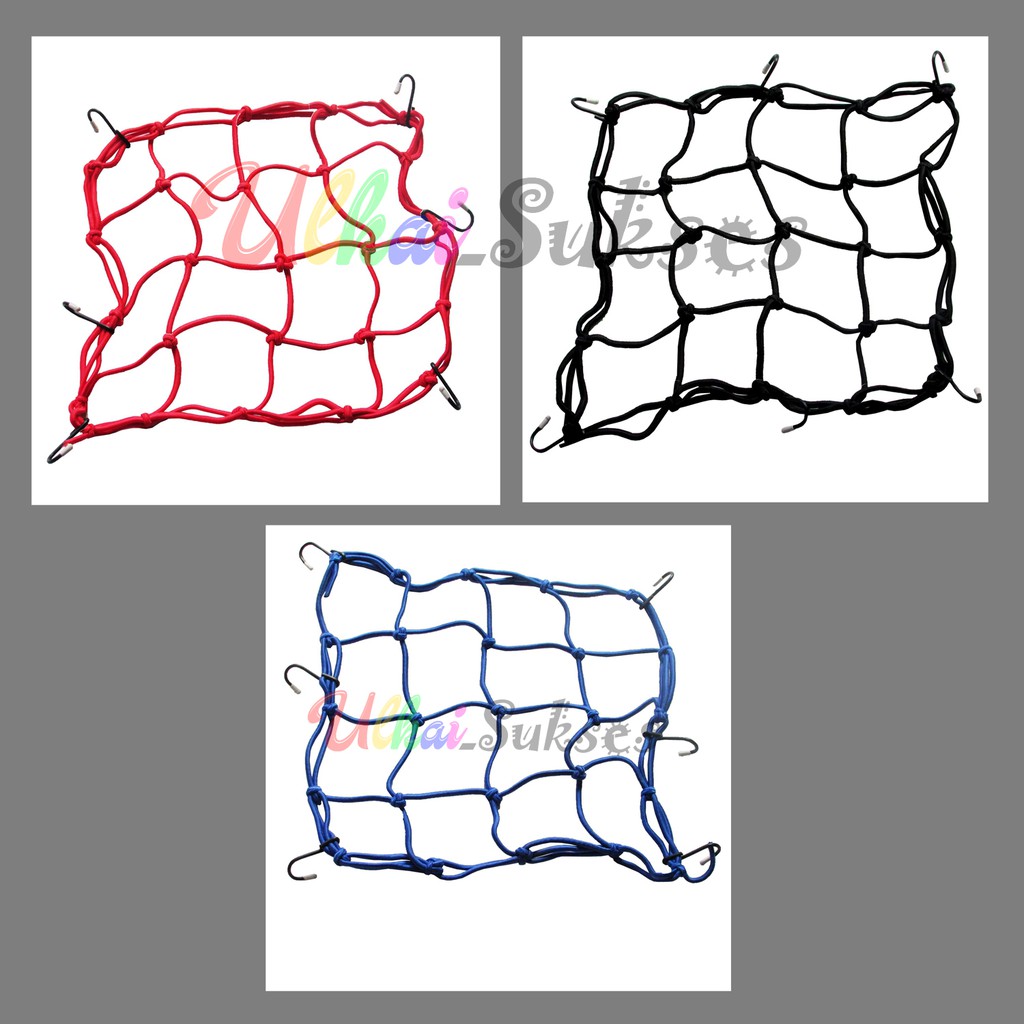 Jual Jaring Barang atau Jaring Helm Motor 3 Pilihan Warna Universal ...