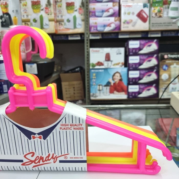 Jual Hanger Gantungan Baju Sendy Mahkota Ori Lebar 38cm isi 6pcs ...