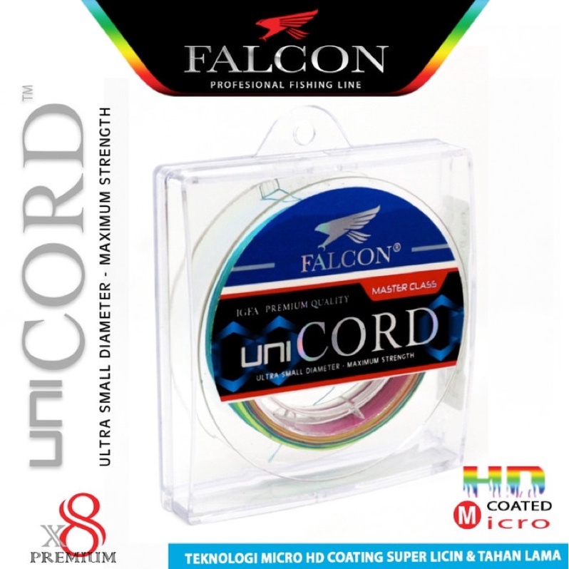 Jual senar pe X8 Falcon Uni Cord 600 meter | Shopee Indonesia