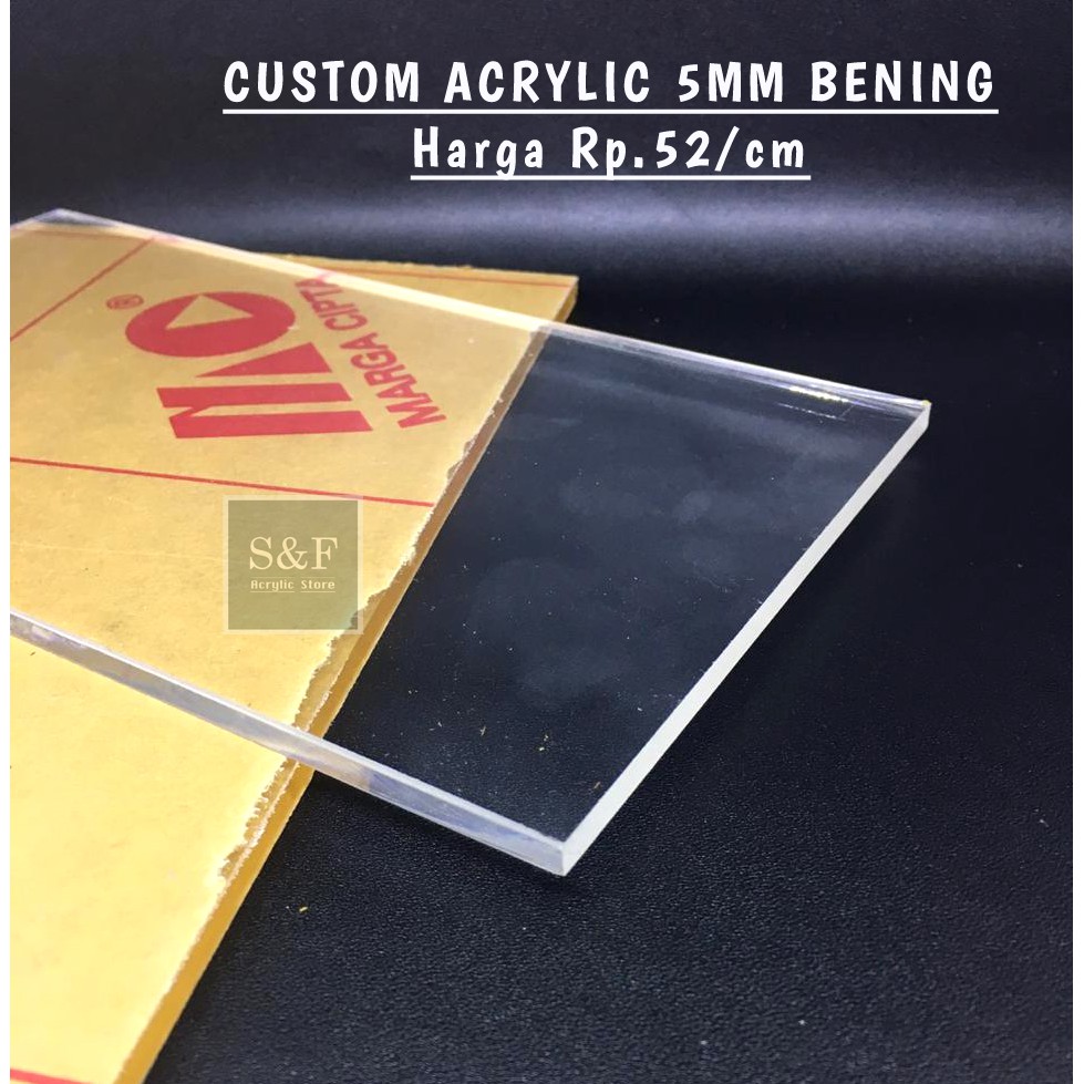Jual AKRILIK 5MM / UKURAN 10x15 / AKRILIK LEMBARAN / AKRILIK 5MM TRANSPARAN / ACRYLIC LEMBARAN ...