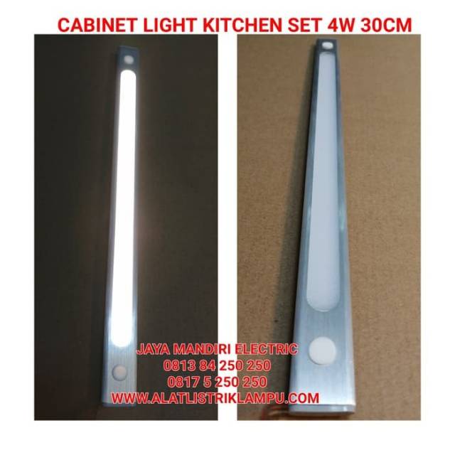 Jual LAMPU KABINET CABINET LIGHT KITCHEN SET LED 4 WATT 30CM 220V ...