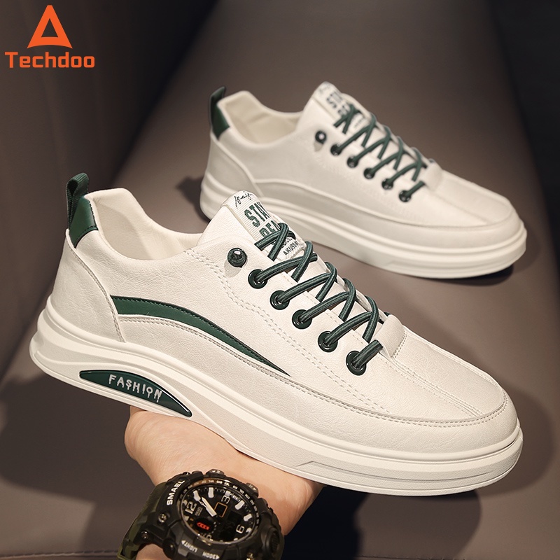 Jual Techdoo Sepatu Sneakers Kets Pria Sport Olahraga Running Shoes Sepatu Pria Kasual Santai ...