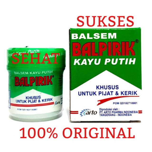 Jual BALSEM BALPIRIK (KAYU PUTIH) | Shopee Indonesia