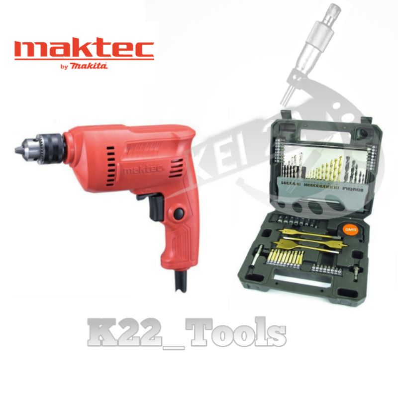 Jual MESIN BOR BESI 10 MM MAKTEC MT60 / MESIN BOR BESI KAYU MAKTEC MT ...