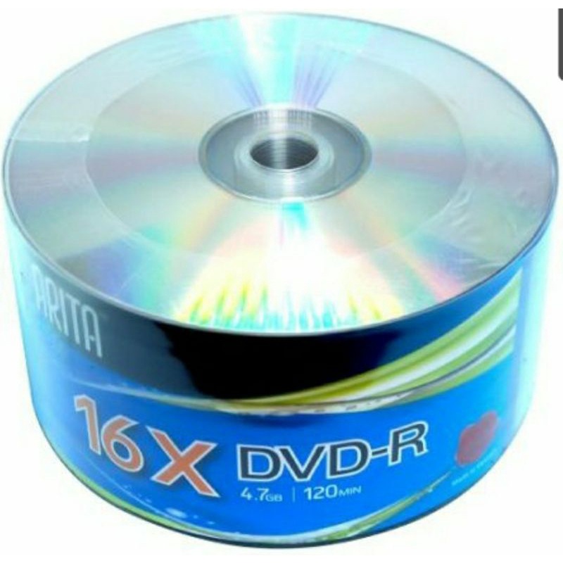 Jual DVD-R 16X ARITA SILVER SPINDEL ISI 50 KEPING | Shopee Indonesia