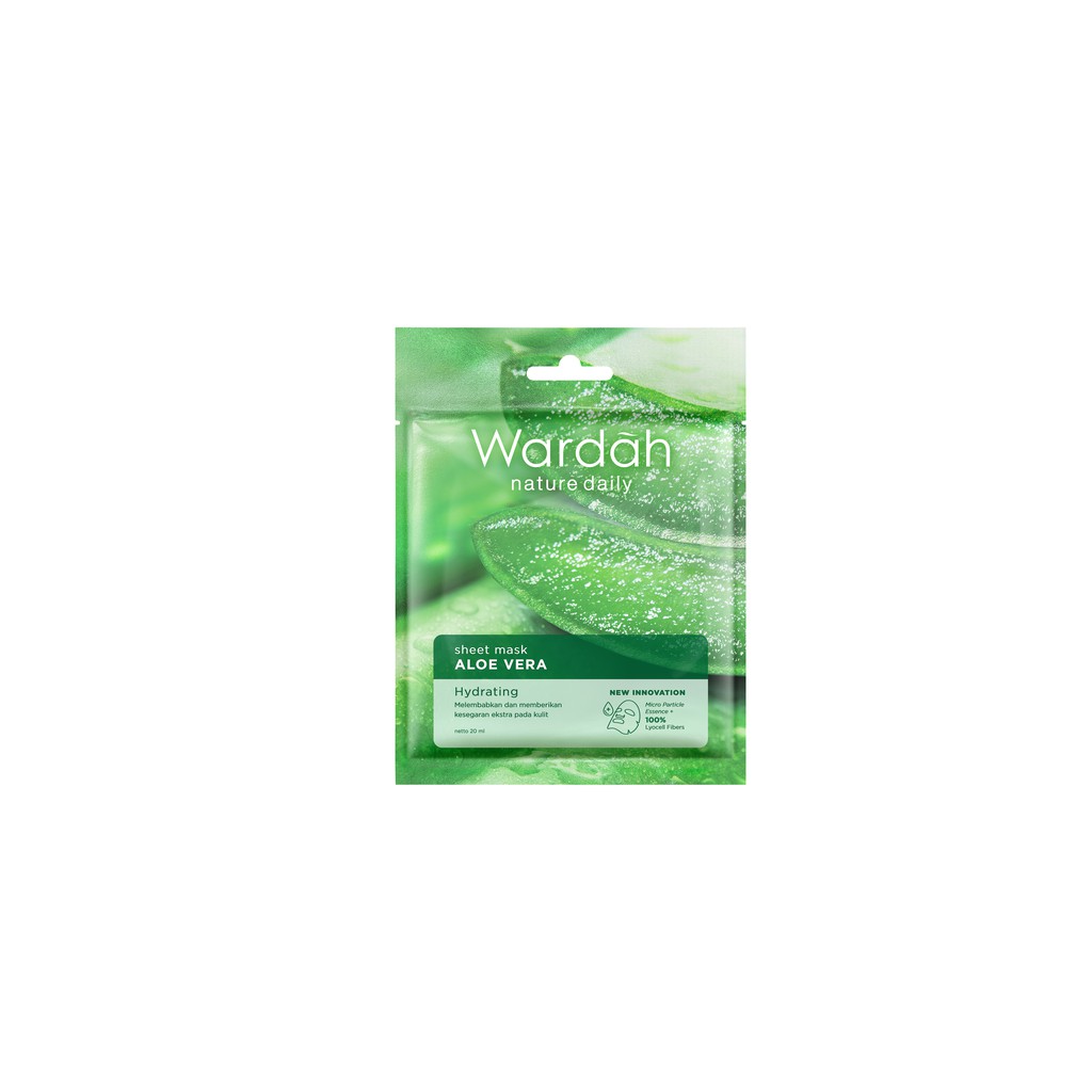 Jual Wardah Nature Daily Sheet Mask 20 ml | Shopee Indonesia