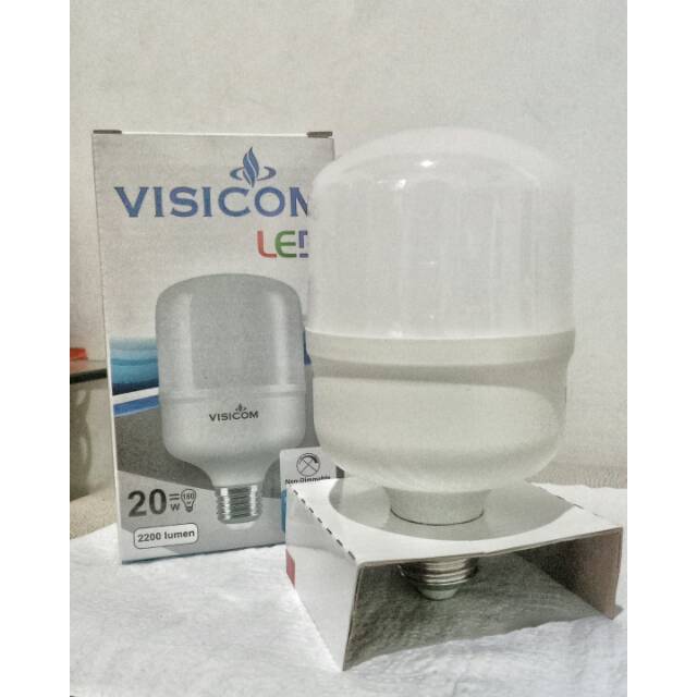 Jual TURUN HARGA!! Visicom LED bulb 20 watt putih - lampu LED 20 watt 2200 lumen | Shopee Indonesia
