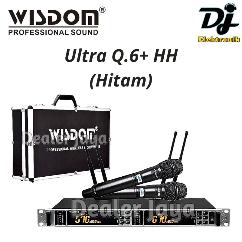Jual Mic Wireless Wisdom ULTRA Q6 HH / Q 6 HH - 2 mic hand | Shopee ...
