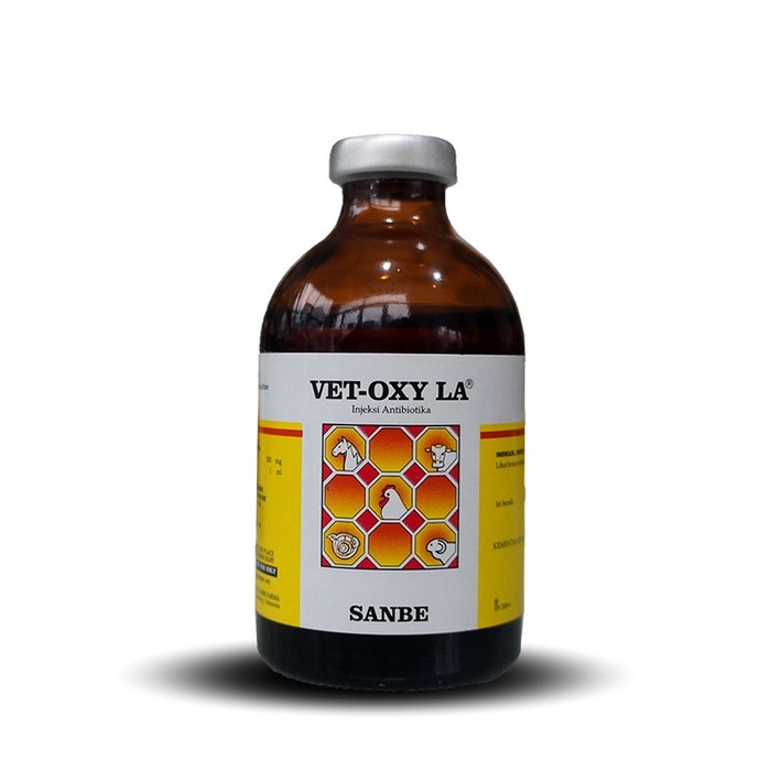 Jual Antibiotika Injeksi - vetoxy long acting (VET OXY LA 100 ML ...