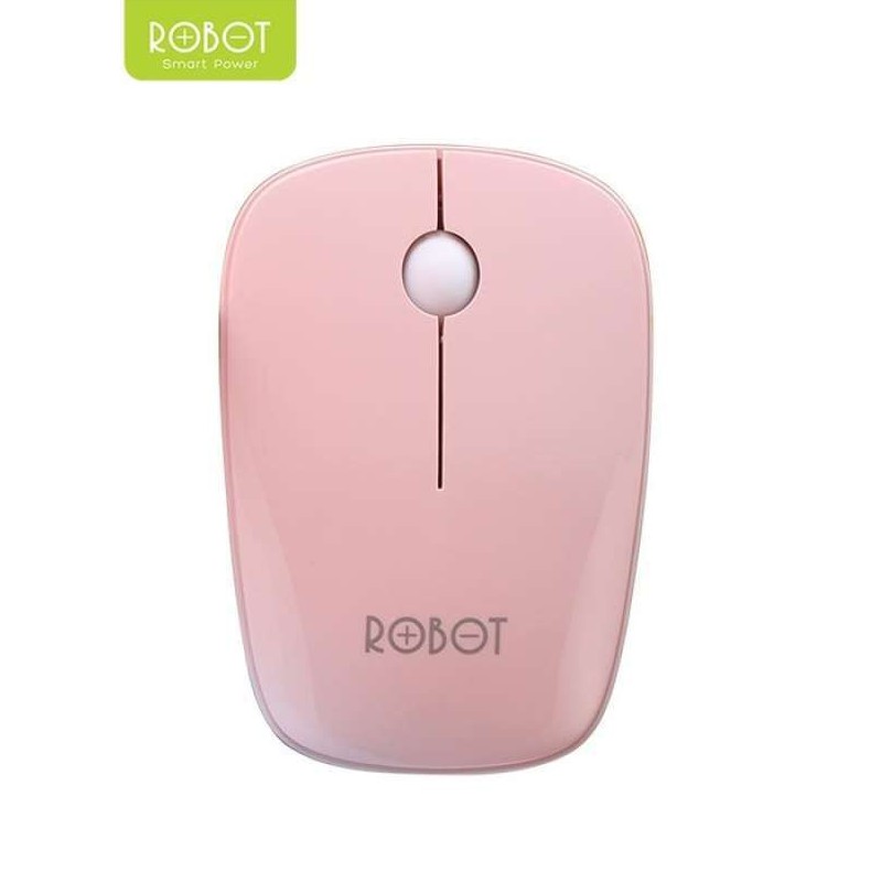 Jual Mouse Wireless Robot M220 - Pink / Green / Black / White / Bear ...