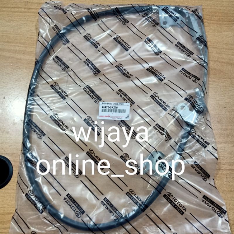 Jual kabel rem tangan belakang hilux revo 46420-0K210 original thailand ...