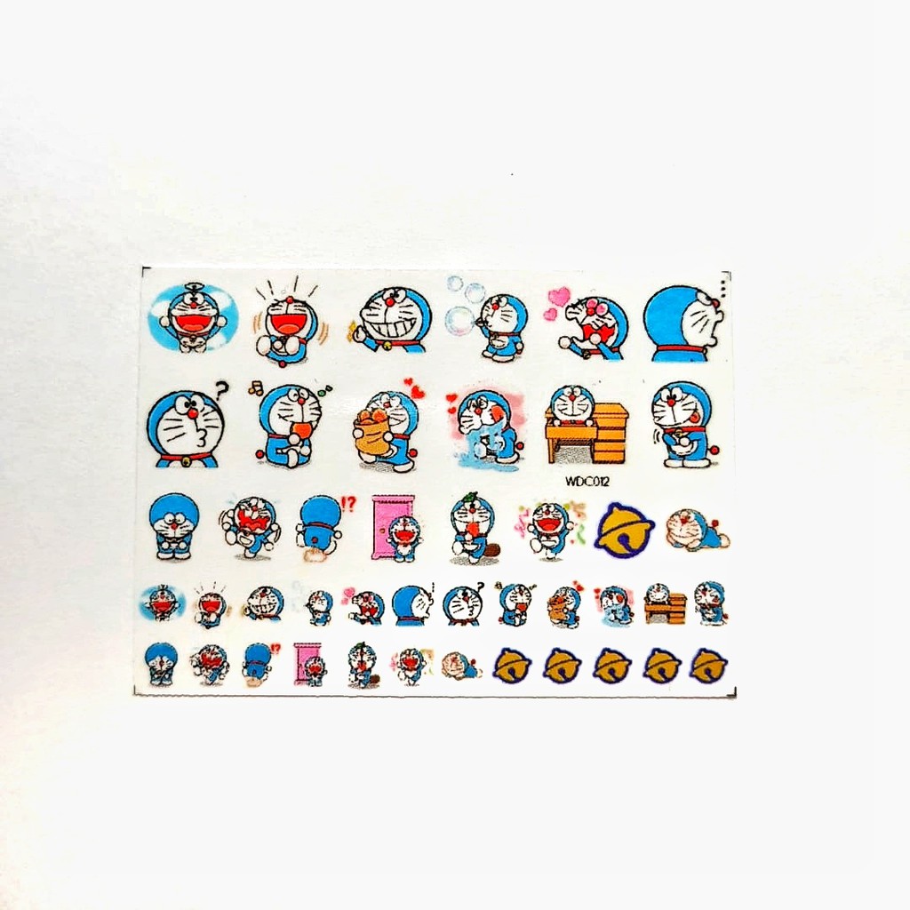 Jual Stiker Kuku Kartun DORAEMON Water Transfer Nail Stickers Nail ...