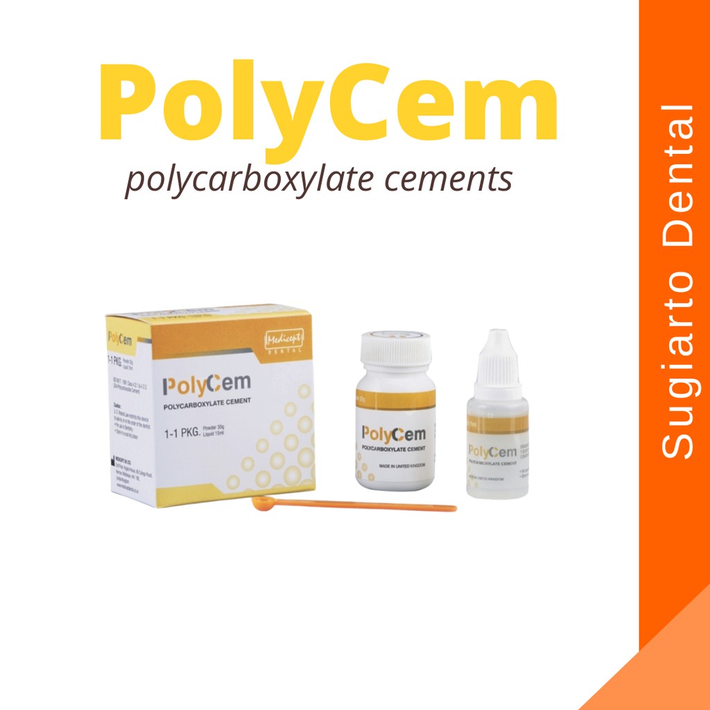 Jual Sugiarto Dental PolyCem - Polycarboxylate Cements SDS | Shopee ...