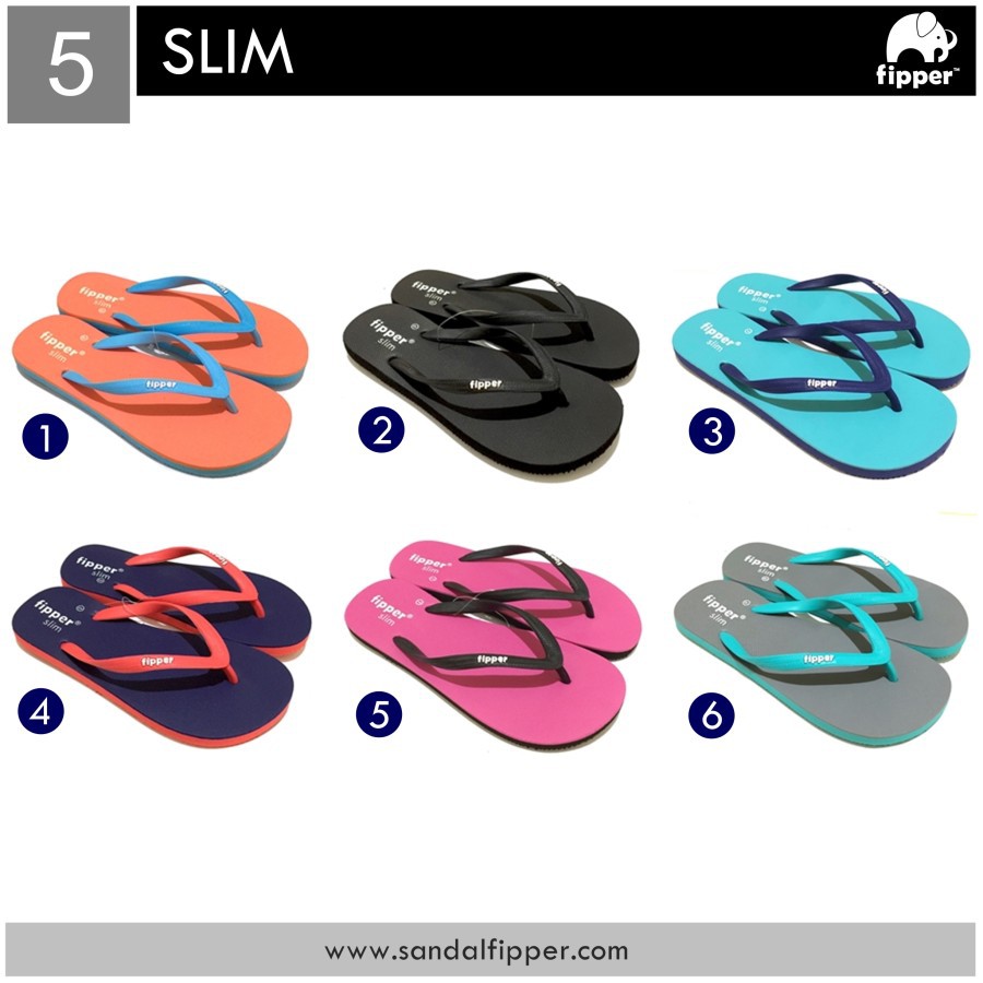 Jual Sandal Fipper Unisex Slim 100% Ori (STOK LAMA) | Shopee Indonesia