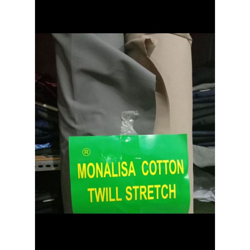 Jual KAIN TWILL STRETCH (Merk Monalisa) | Shopee Indonesia