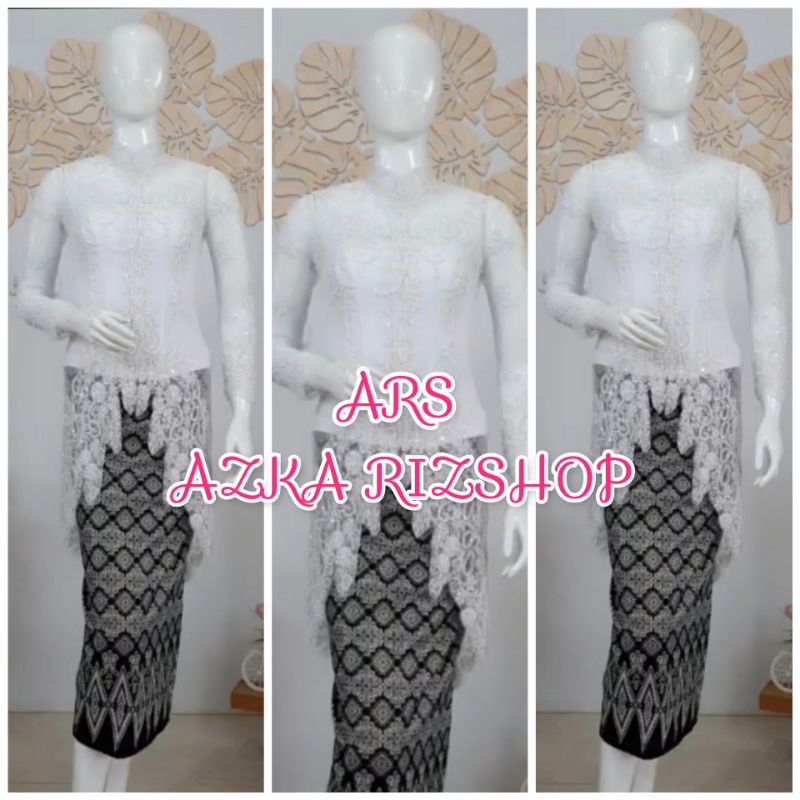 Jual set kebaya akad nikah kebaya model pinguin + longyorso dan rok ...