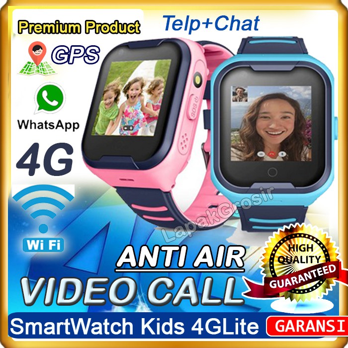 Jual Jam Smartwatch Anak Anti Air 4G Wifi bisa Video Call WA GPS ...