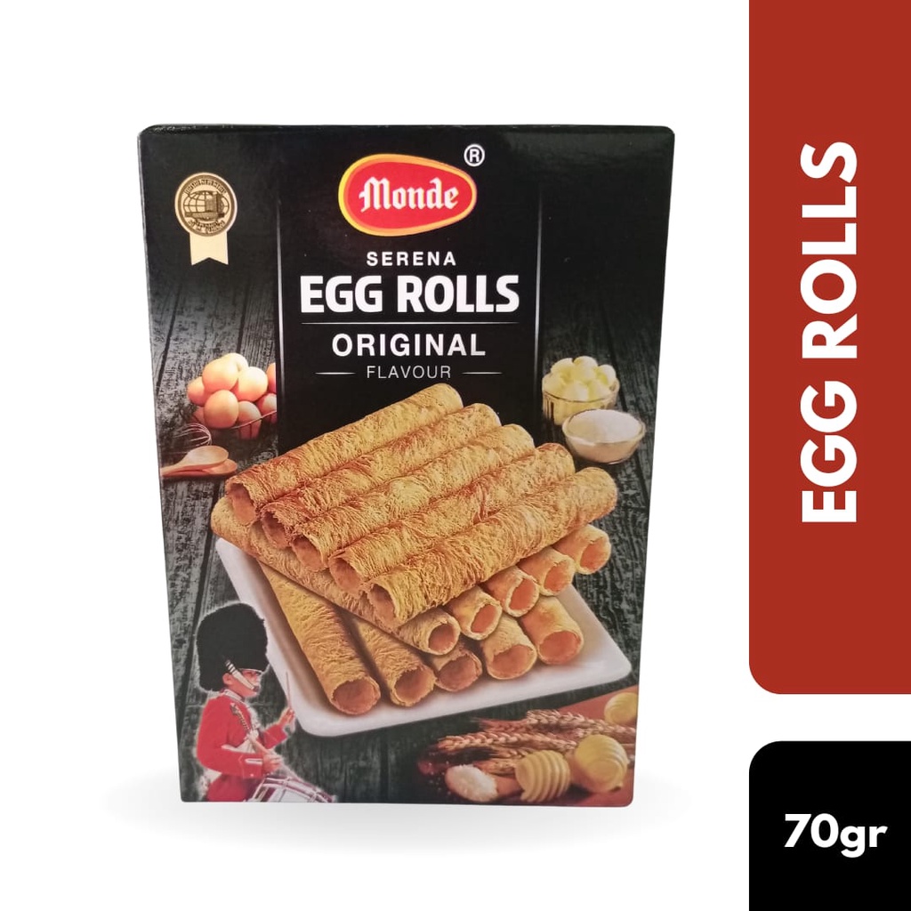 Jual MONDE EGG ROLLS 70gr/Monde Serena Biskuit Egg Roll Original/Monde ...