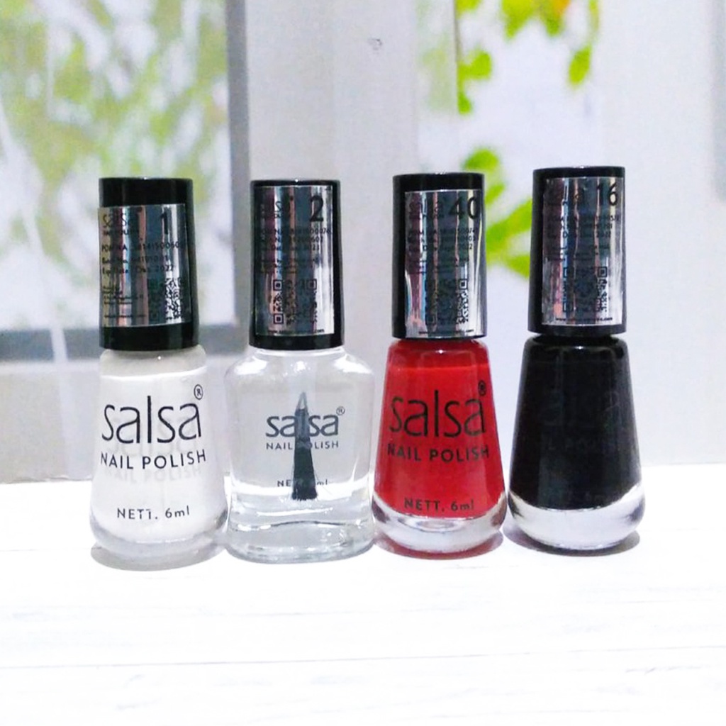 Jual KUTEK SALSA FABULOUS 6ML / NAIL POLISH SALSA BENING / HITAM ...