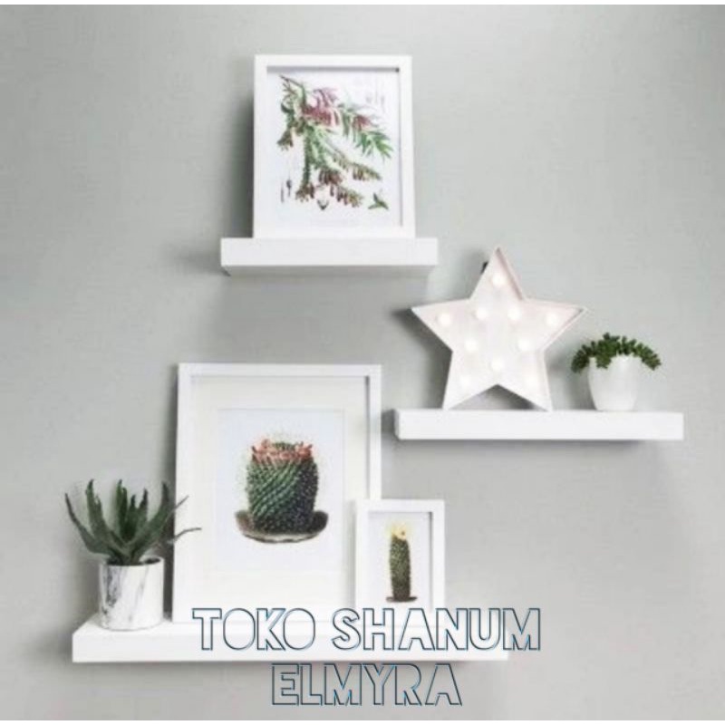 Jual RAK DINDING MINIMALIS AMBALAN KAYU MOTIF PUTIH MURAH | Shopee ...