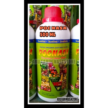 Jual PUPUK POC NASA 500 ML / PUPUK ORGANIK CAIR MULTIGUNA / PUPUK CAIR ORIGINAL | Shopee Indonesia