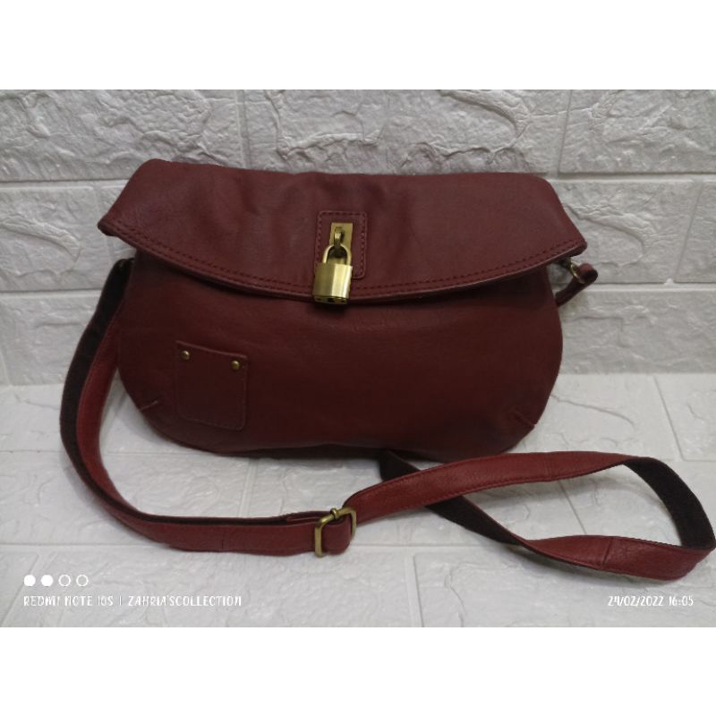 Jual Sling Brand The Five Ocean Kulit Asli. | Shopee Indonesia