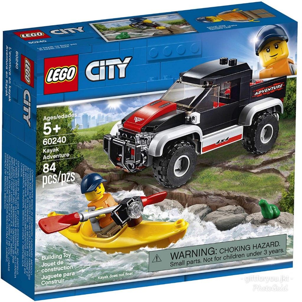 Jual Lego City Great Vehicles Kayak Adventure No. 60240 | Shopee Indonesia