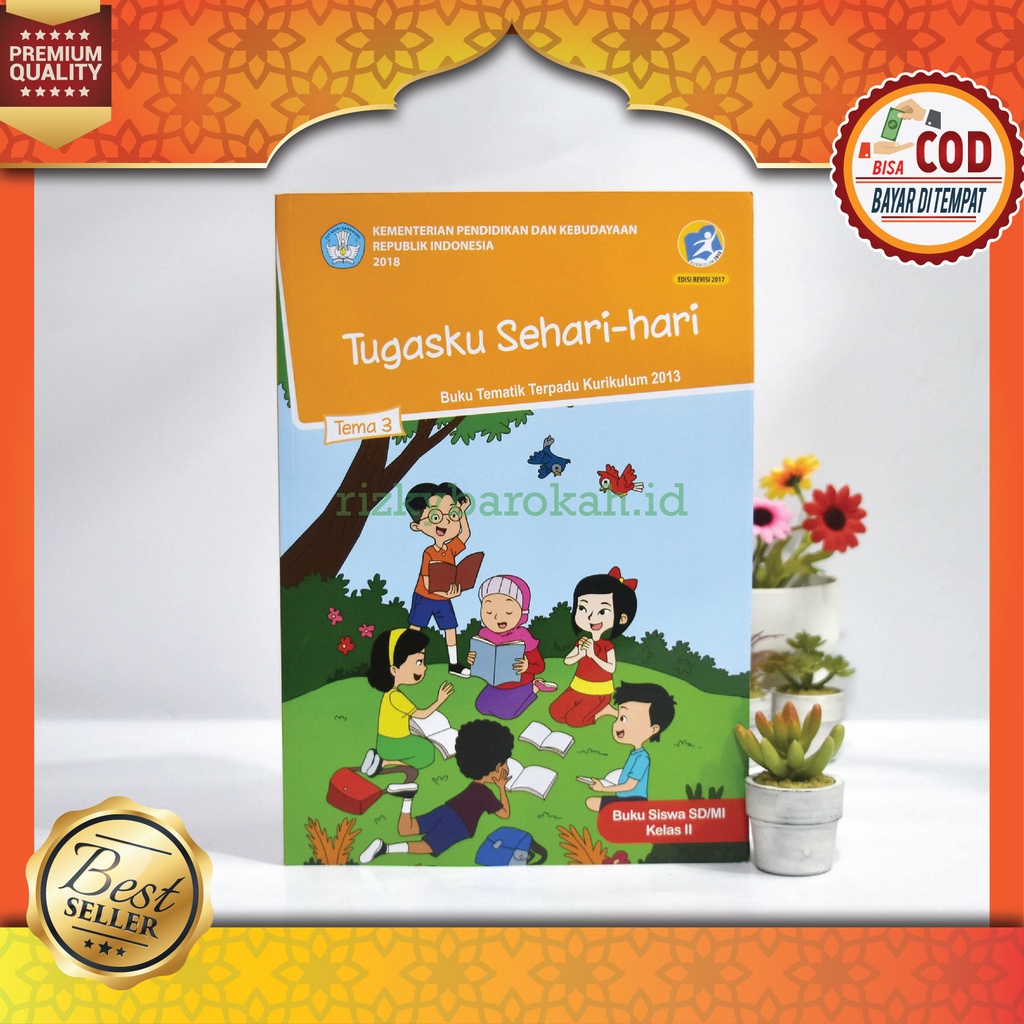 Jual Buku Siswa Kelas 2 Ii Sd Mi Tema 3 Tugasku Sehari Hari Buku
