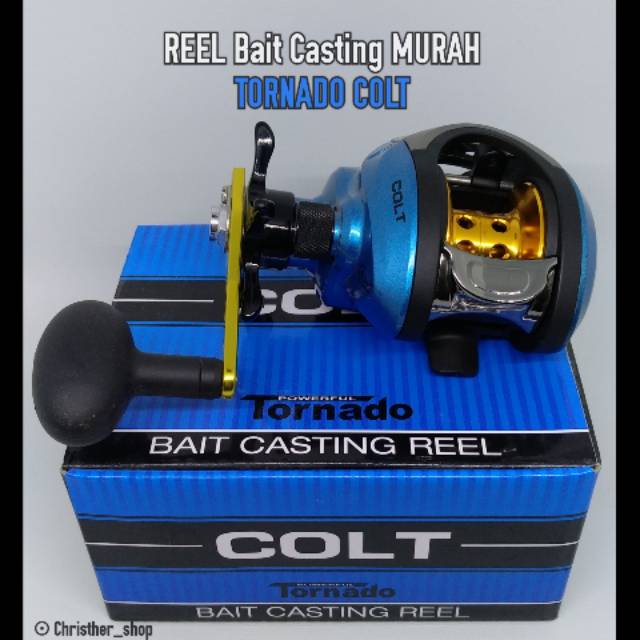 Jual Reel Baitcaster TORNADO COLT / Reel Pancing Baitcaster Fishing ...