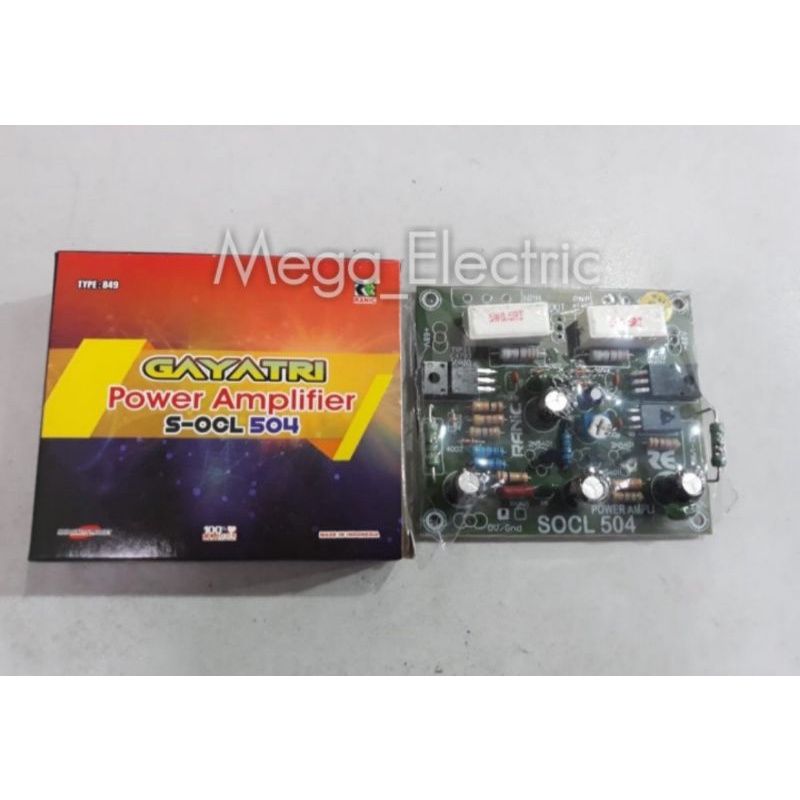 Jual Kit Driver Power Amplifier SOCL 504 Mono 500W - GAYATRI | Shopee ...