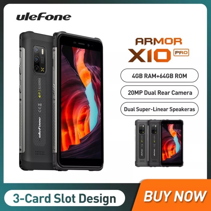 Jual Ulefone Armor X10 Pro Octa Core Android 11 5.45 Inchi Rugged 4G64G ...