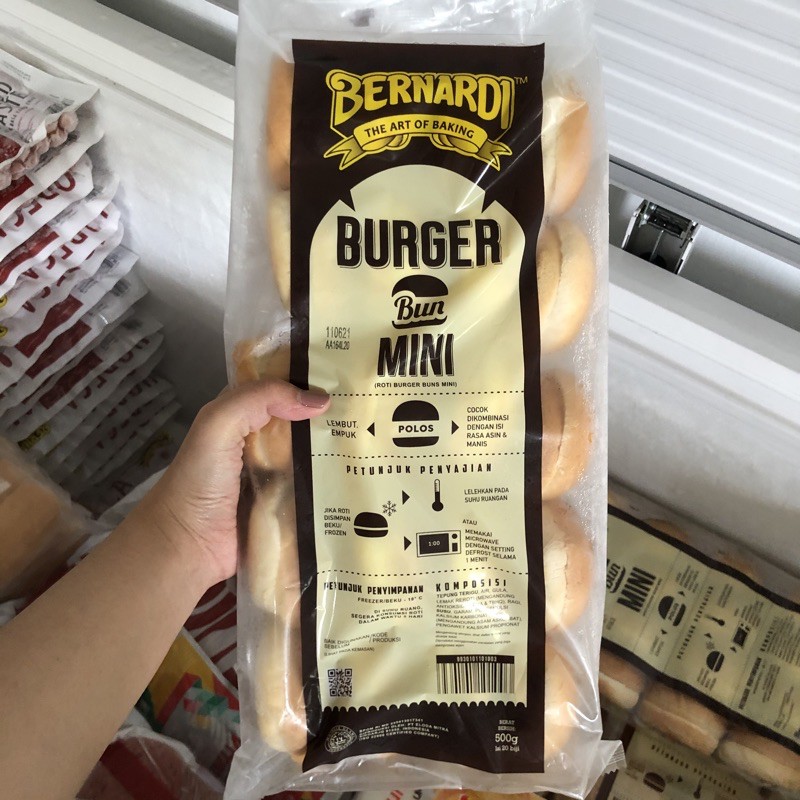 Jual Bernardi Roti Burger Mini 20pcs | Shopee Indonesia
