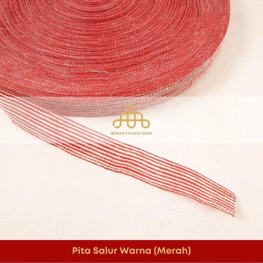Jual Pita Goni Salur Warna 2.5 cm - Pita Imlek Hampers - Pita Kado ...