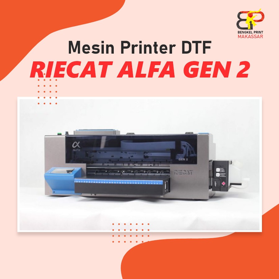 Jual Mesin Printer DTF RIECAT Alfa Gen 2 - Solusi Bisnis Kaos Makassar ...