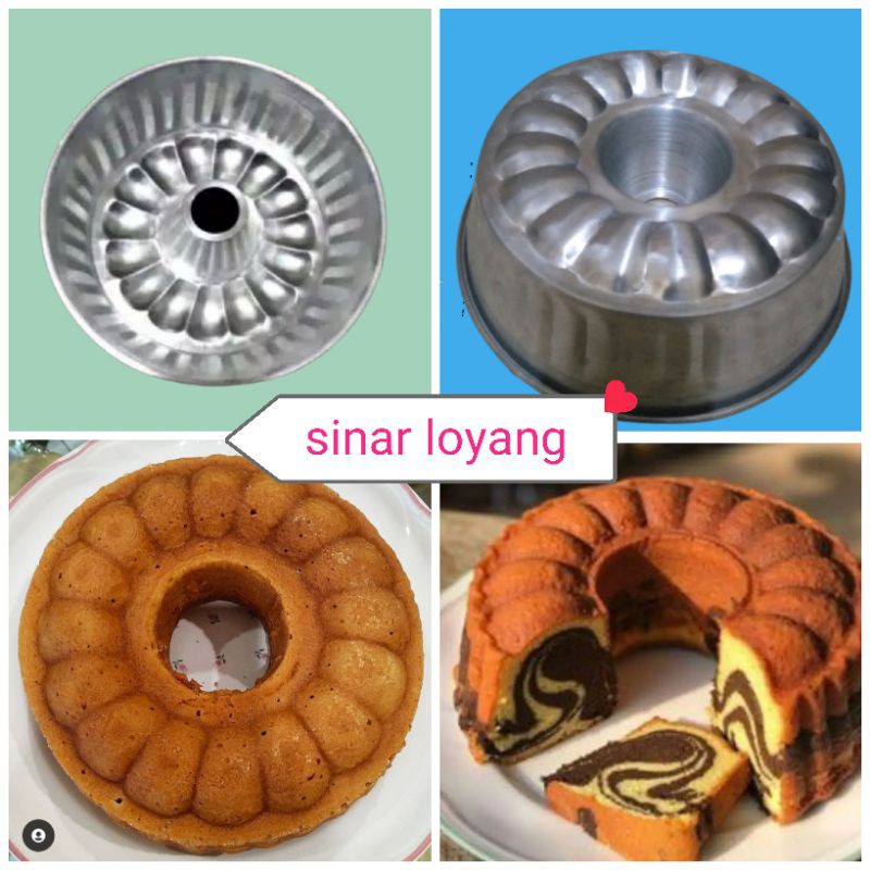 Jual Loyang bolu marmer cake ukrn 20cm 22cm 24cm | Shopee Indonesia