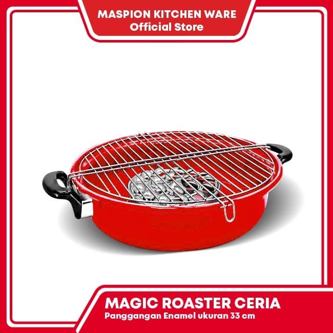 Jual MASPION PANGGANGAN/MAGIC ROASTER PANDA 34 CM | Shopee Indonesia